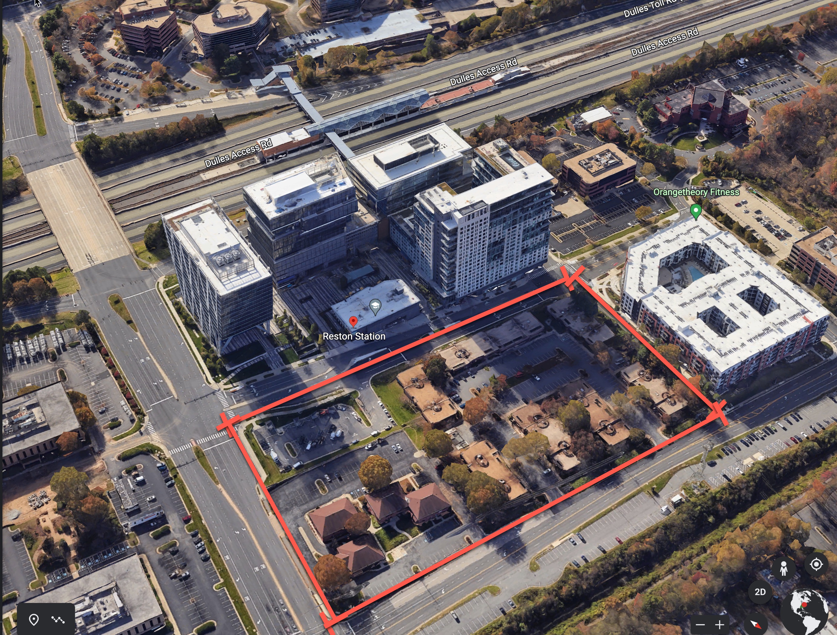 Reston Station from Google Earth – Kerschberg Photography